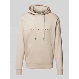 Jack & Jones Hoodie mit Label-Print