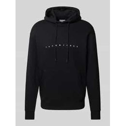 Jack & Jones Hoodie mit Label-Print