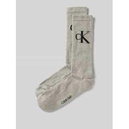 Calvin Klein Jeans Socken mit Logo-Stitching im 2er-Pack