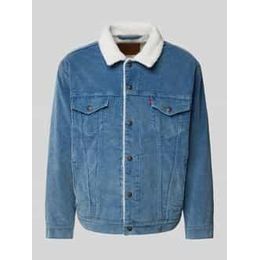 Levi's Relaxed Fit Sherpa Jacket mit Kentkragen