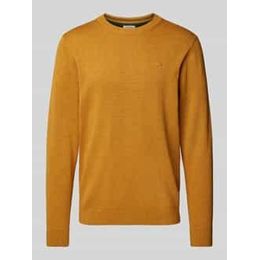 Tom Tailor Regular Fit Strickpullover aus atmungsaktiver, weicher Baumwolle