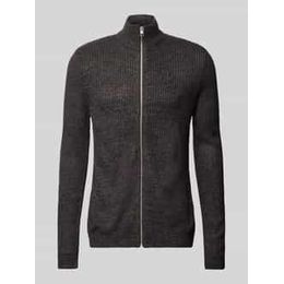 Jack & Jones Cardigan mit Stehkragen Modell 'LEWIS'