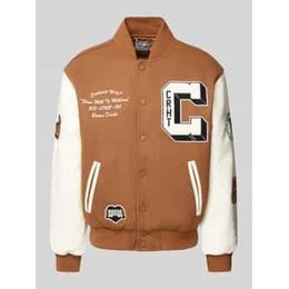 Carhartt Work In Progress Collegejacke mit Label-Patches