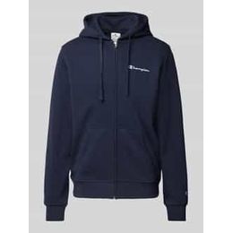 Champion Sweatjacke mit Label-Stitching