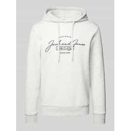 Jack & Jones Hoodie mit Label-Print Modell 'FERRIS'