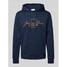 Jack & Jones Hoodie mit Label-Print Modell 'FERRIS'