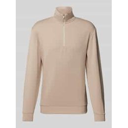 Selected Homme Sweatshirt mit Troyer-Kragen Modell 'MANUEL'