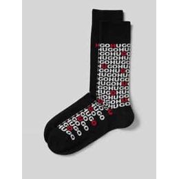 Hugo Socken mit Label-Stitching im 2er-Pack