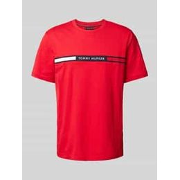 Tommy Hilfiger Regular Fit T-Shirt mit Label-Stitching