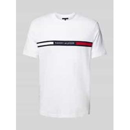 Tommy Hilfiger Regular Fit T-Shirt mit Label-Stitching