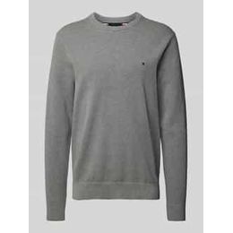 Tommy Hilfiger Strickpullover mit Logo-Stitching