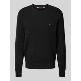 Tommy Hilfiger Strickpullover mit Logo-Stitching