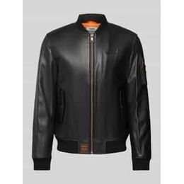 Bombers Original Jacke in Leder-Optik