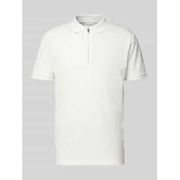 Selected Homme Poloshirt mit kurzem Reißverschluss Modell 'FAVE'