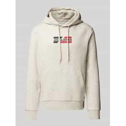 Jack & Jones Hoodie mit Label-Print Modell 'ECORP'