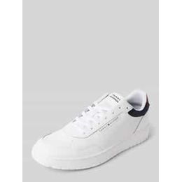 Tommy Hilfiger Sneaker aus Leder-Mix Modell 'BASKET CORE LITE'