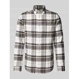 Slim Fit Freizeithemd Button-Down-Kragen Modell 'BLUNORRIS'