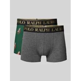 Polo Ralph Lauren Underwear Trunks mit Label-Bund im 2er-Pack