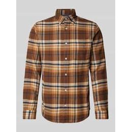 Slim Fit Freizeithemd Button-Down-Kragen Modell 'BLUNORRIS'