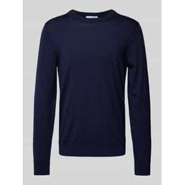 Selected Homme Strickpullover mit gerippten Abschlüssen Modell 'TRAY'