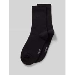 SNOCKS Socken mit Label-Stitching im 2er-Pack