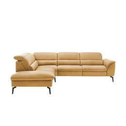 Hukla Ecksofa Luisa ¦ gelb ¦ Maße (cm): B: 298 H: 106 T: 258