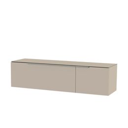 Höffner TV Board Pamera ¦ creme ¦ Maße (cm): B: 160 H: 41 T: 47