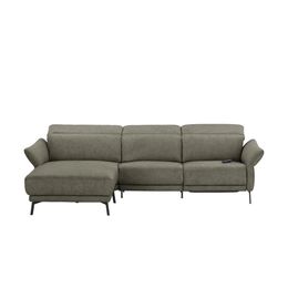 Wohnwert Ecksofa Leder Bellana ¦ grün ¦ Maße (cm): B: 291 H: 101 T: 1