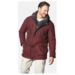 Winterjacke Jan Vanderstorm "Funktionsjacke BOTULFR" Gr. 74, rot (dunkelrot) Herren Jacken Parka