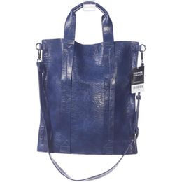 Zara Damen Handtasche, blau, Gr.