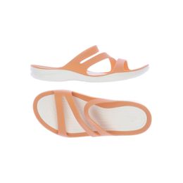 Crocs Damen Sandale, orange, Gr. 5