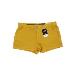 Superdry Damen Shorts, gelb, Gr. 40