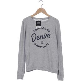 Tom Tailor Denim Damen Sweatshirt, grau, Gr. 34