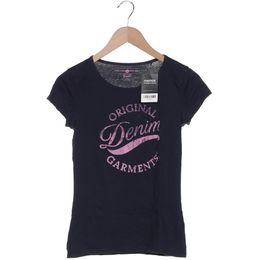 Tom Tailor Denim Damen T-Shirt, marineblau, Gr. 36