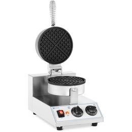 ROYAL CATERING Waffeleisen rund Waffelmaschine Waffelautomat Profi-Waffeleisen 1.300 w