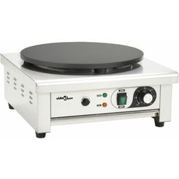 vidaXL - Elektrischer Crepe-Maker mit ausziehbarem Tablett 40 cm 3000 w