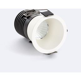 Led Downlight Einbaustrahler 7W Rund Mini Dimmbar Dim To Warm Ausschnitt ø 55 mm Weiß