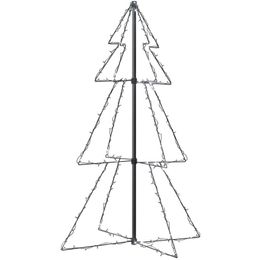 vidaXL - Weihnachtsbaum in Kegelform 160 LEDs Indoor & Outdoor 78x120 cm