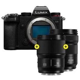 Panasonic Lumix DC S5 Body + Lumix 20-60mm F/3.5-5.6 + Lumix S 35mm f/1.8