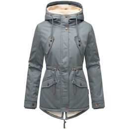 Marikoo Parka 'Manolya' Damen Gr&ouml;&szlig;e M taubenblau Winterjacke