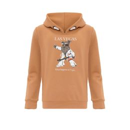 Williot Sweatshirt Jungen Gr&ouml;&szlig;e 152 karamell / sepia / wei&szlig;