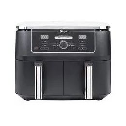 Ninja Heißluftfritteuse 9 5 Liter 6 Zubereitungsfunktionen Dual Zone Sync-Funktion schwarz AF400EU