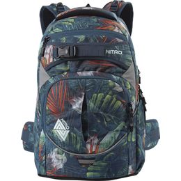 Schulrucksack Nitro "Superhero" Gr. B/H/T: 30 cm x 44 cm x 22 cm, bunt (tropical) Kinder Rucksäcke Rucksack für Schule und Freizeit