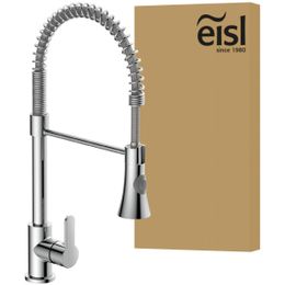 EISL® Spültischarmatur EISL "LEON" Armaturen Gr. B/H/T: 5 cm x 52 cm x 27,5 cm, silberfarben (chrom) für drucklose Untertischgeräte, schwenkbarer Auslauf 360