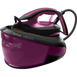 Tefal Dampfbügelstation "SV8152 Express Vision", lila (lila, schwarz), Dampfbügelstationen, 480 g/Min. extra Dampfstoß, für alle Textilien, LED an der Spitze