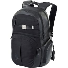 Schulrucksack Nitro "Hero" Gr. B/H/T: 38cm x 52cm x 23cm, schwarz (tough schwarz), Kinder, Polyester, Rucksäcke, Alltagsrucksack, Großer Freizeitrucksack, Schule, Arbeit und Reise