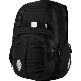 Schulrucksack Nitro "Hero" Gr. B/H/T: 38cm x 52cm x 23cm, schwarz (true schwarz), Kinder, Polyester, Rucksäcke, Alltagsrucksack, Großer Freizeitrucksack, Schule, Arbeit und Reise