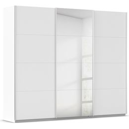 Schwebetürenschrank Rauch "Kleiderschrank Schrank Garderobe AGORDO mit Dekor- oder Hochglanzfront" Schränke Gr. B/H/T: 271cm x 229cm x 62cm, 3 St., weiß (alpinweiß) durchdachte Innenausstattung, in 4 Breiten und 2 Höhen MADE IN GERMANY