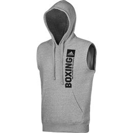 Hoodie adidas Performance "Community Vertical Hoody SL BOXING" Sweatshirts Gr. L, grau Herren