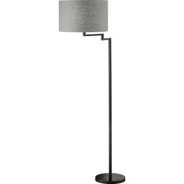 Fischer und Honsel Stehlampe FISCHER & HONSEL "Rota" Lampen Gr. Ø 40cm H: 151cm, schwarz (sand schwarz/grau) Stehlampe